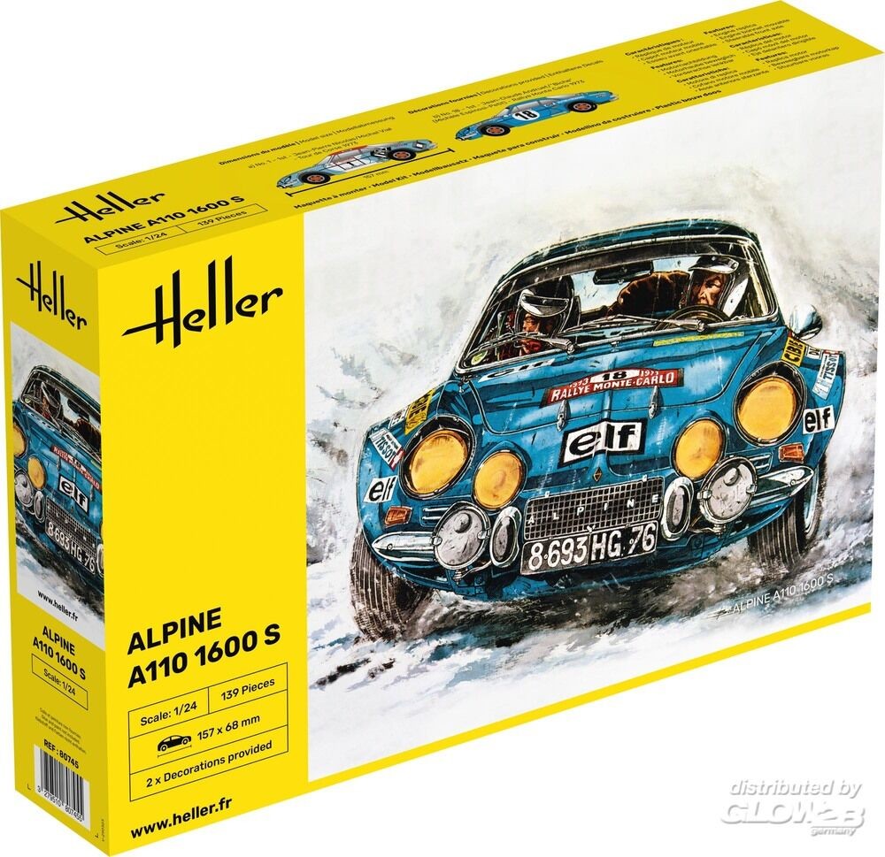 alpine A110 1600s HELLER